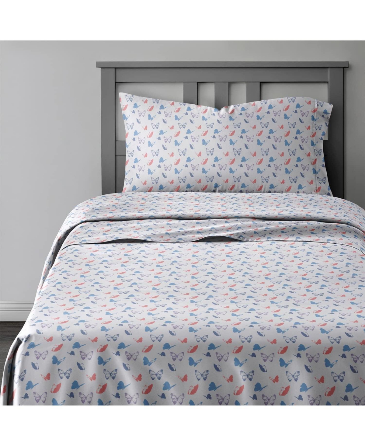 Click here for Kids 3 Piece Microfiber Sheet Set - Twin - Butterf... prices