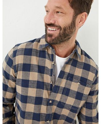FatFace Men's Buffalo Check Shirt - Macy's