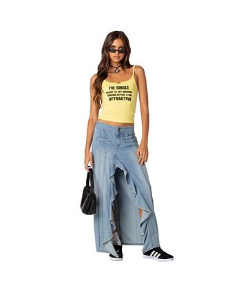 Edikted Women's I'm Single tank top - Macy's