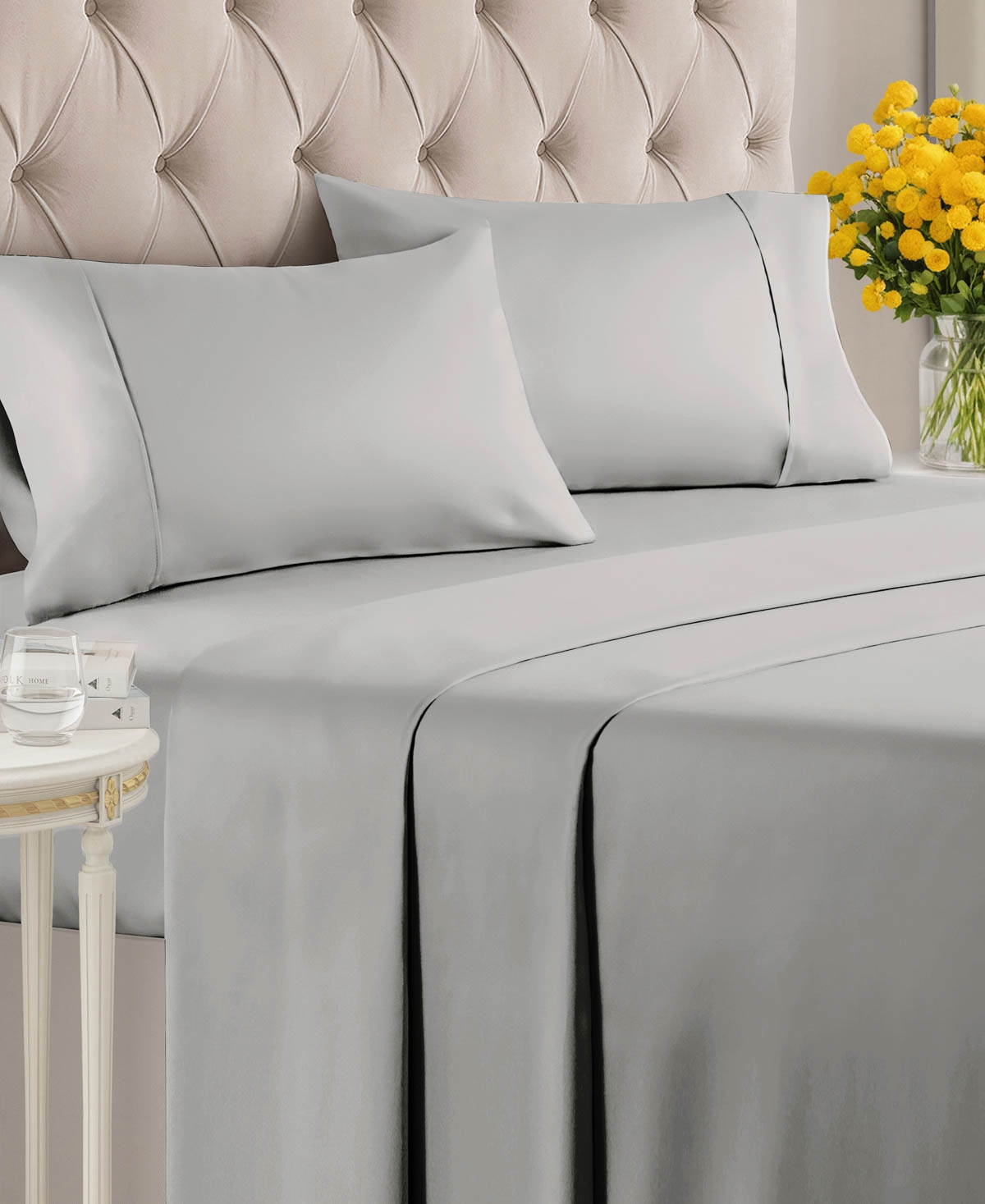 Click here for 4 Piece 100 Cotton 400 Thread Count Sheet Set - Ki... prices