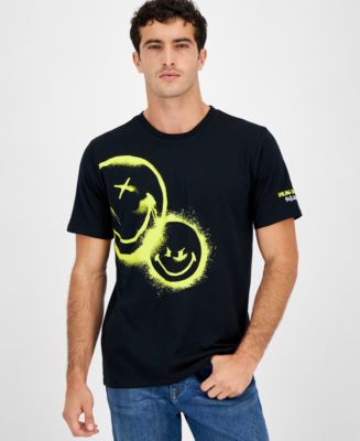 SmileyWorld Men's Double Face Graphic Short-Sleeve T-Shirt - Macy's