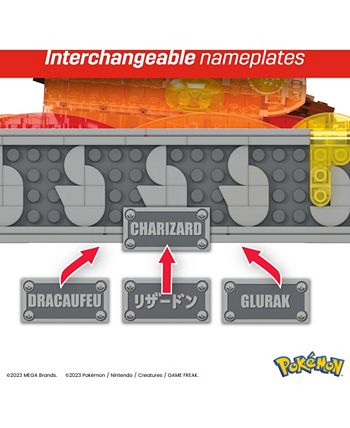 Pokemon MEGA Charizard Building Kit with Motion (1663 Pieces) for ...