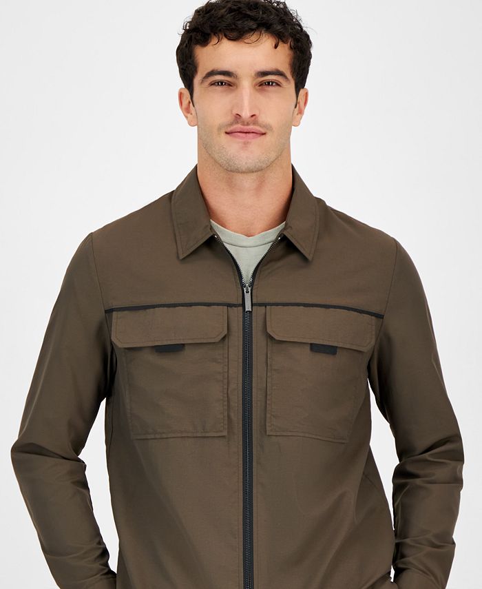 Native Youth Men's Ripstop Zip-Front Overshirt - Macy's