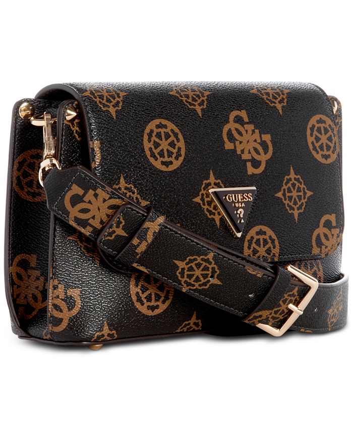 GUESS Meridian Monogram Small Shoulder Bag - Macy's