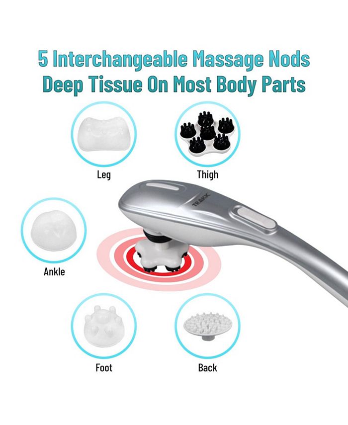 TRAKK Deep Tissue Full Body Massager with multiple heads - Macy's