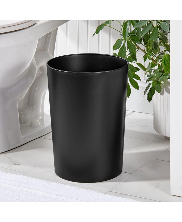 mDesign Round Metal Trash Wastebasket/Recycling Can - Macy's