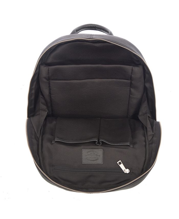 Club Rochelier Slim Leather Backpack with Hidden Front Pocket - Macy's