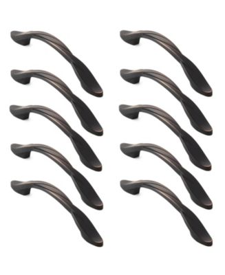 Cauldham 10 Pack Solid Braided Kitchen Cabinet Pulls Handles (5" Hole ...
