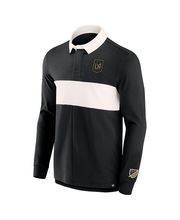 Fanatics Men's Black LAFC Penalty Kick Long Sleeve Polo Shirt - Macy's