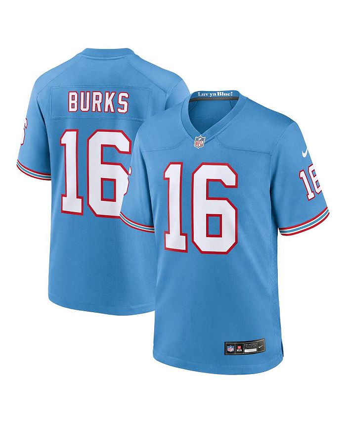Nike Men's Treylon Burks Light Blue Tennessee Titans Oilers Throwback ...