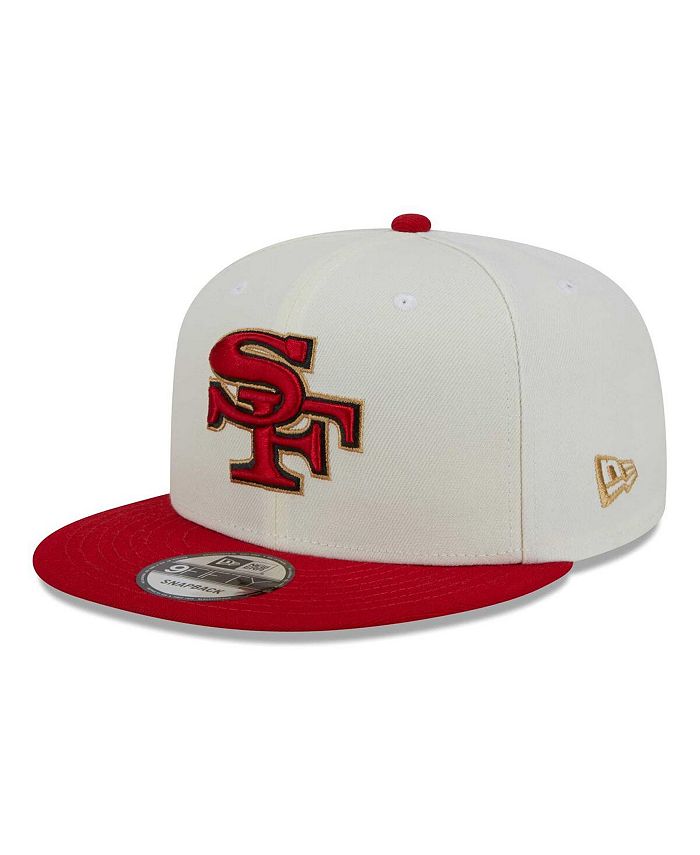 New Era Men's Cream, Scarlet San Francisco 49ers City Originals 9FIFTY ...