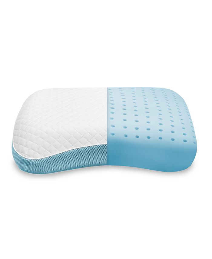 ProSleep Side and Back Sleeper Gel-Infused Memory Foam Pillow, Jumbo ...