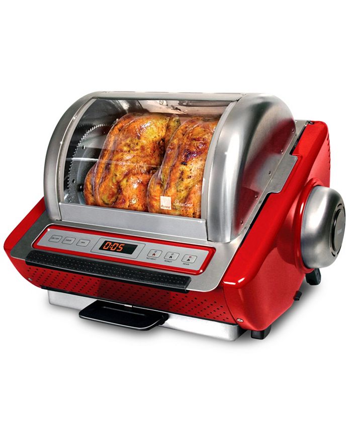 Ronco EZ-Store Rotisserie Oven, Large Capacity (15lbs) Countertop Oven ...