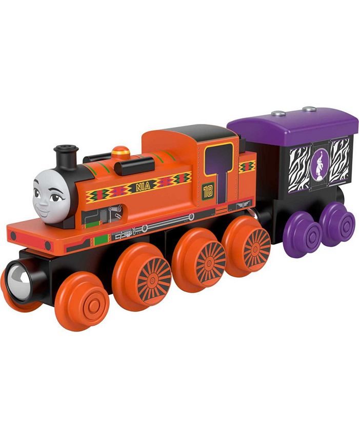 Fisher Price Thomas and Friends Wooden Railway, Nia Engine and Cargo ...