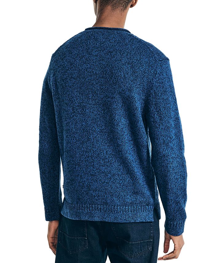 Nautica Men's Rolled Crewneck Sweater - Macy's