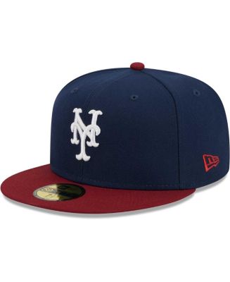 Men's New Era Navy New York Mets Two-Tone Color Pack 59FIFTY Fitted Hat ...