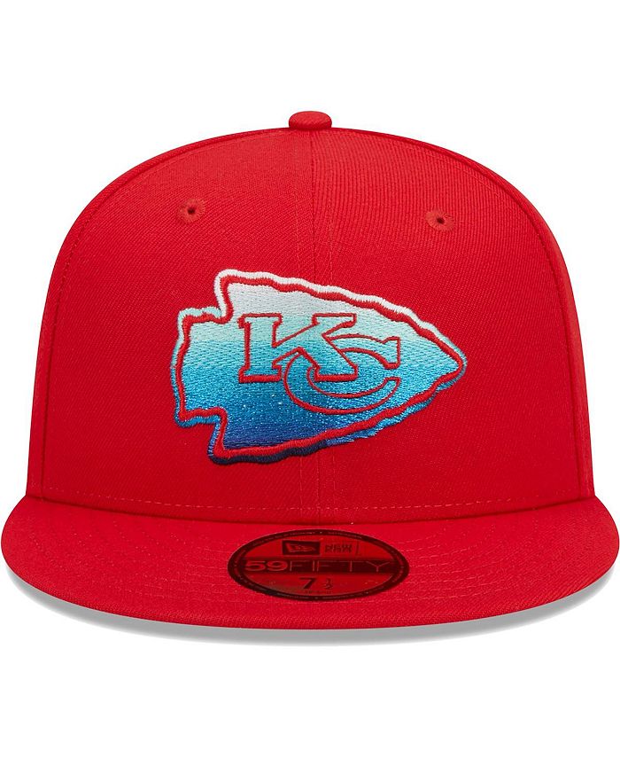 New Era Men's Red Kansas City Chiefs Gradient 59FIFTY Fitted Hat - Macy's