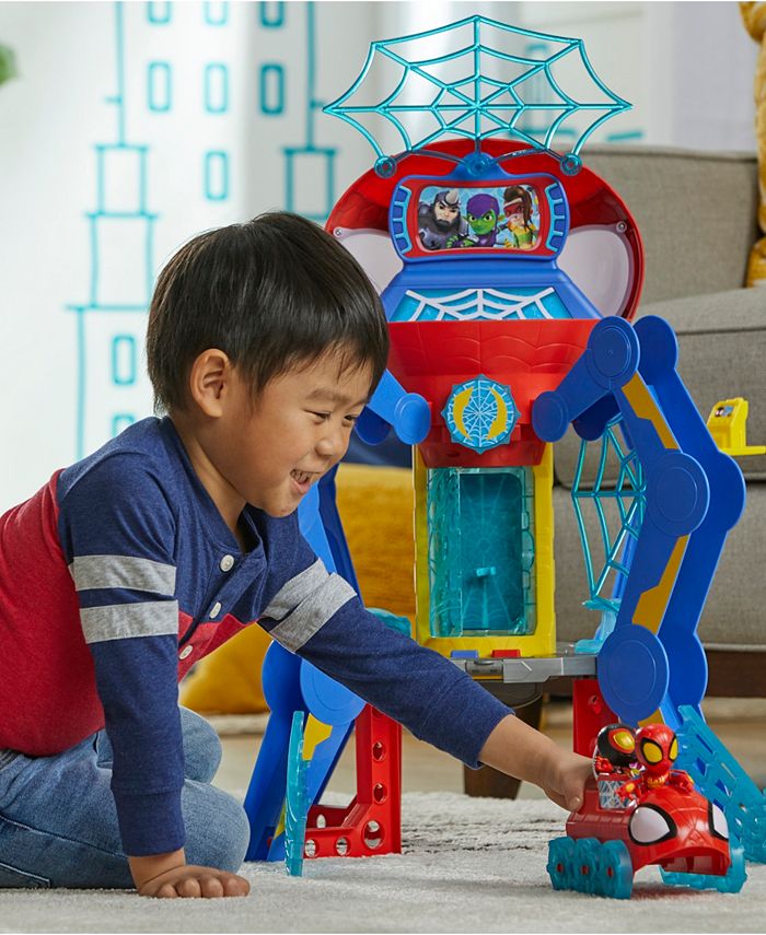 Spidey and His Amazing Friends Marvel Web-Spinners Playset - Macy's