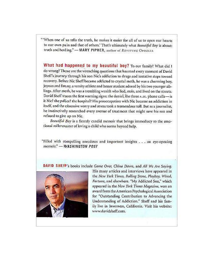 Barnes & Noble Beautiful Boy- A Father's Journey Through His Son's ...