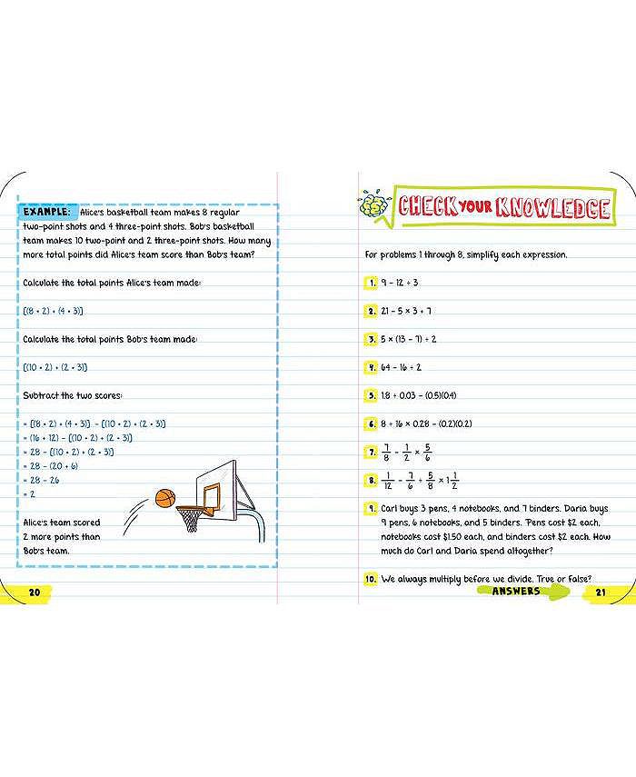 Barnes & Noble Everything You Need to Ace Pre-Algebra and Algebra I in ...