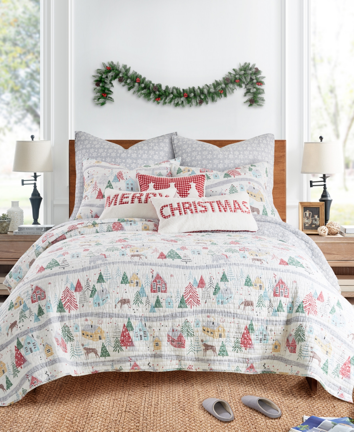 Click here for Levtex Joulset Holiday Reversible 3-Pc. Quilt Set... prices