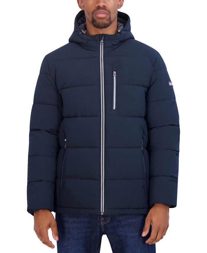 Nautica Men's Quilted Hooded Puffer Jacket - Macy's