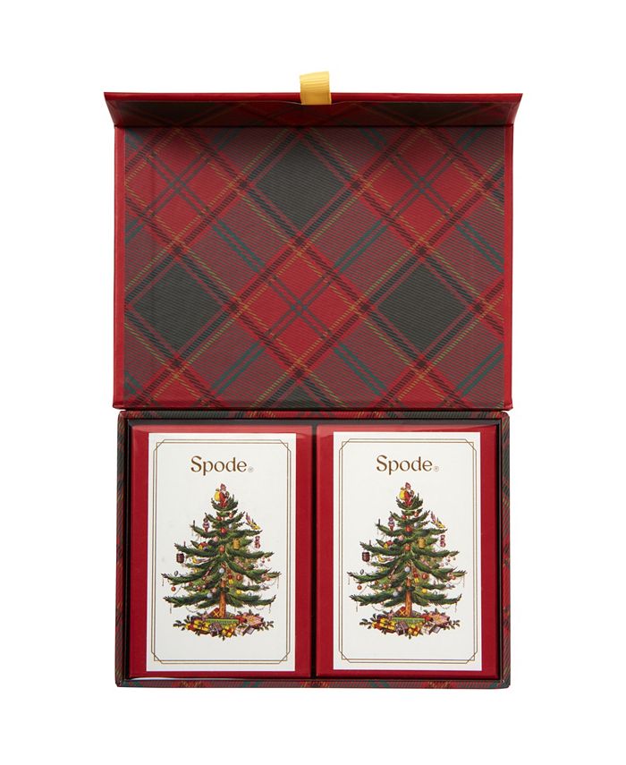 CR Gibson Signature Tree Double Deck Playing Cards - Macy's