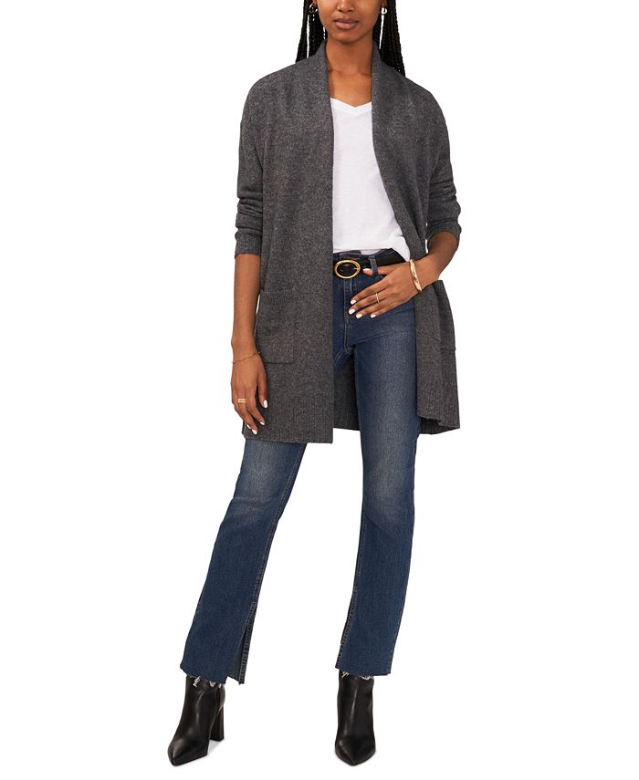 Sam & Jess Women's Cozy Open-Front Cardigan - Macy's
