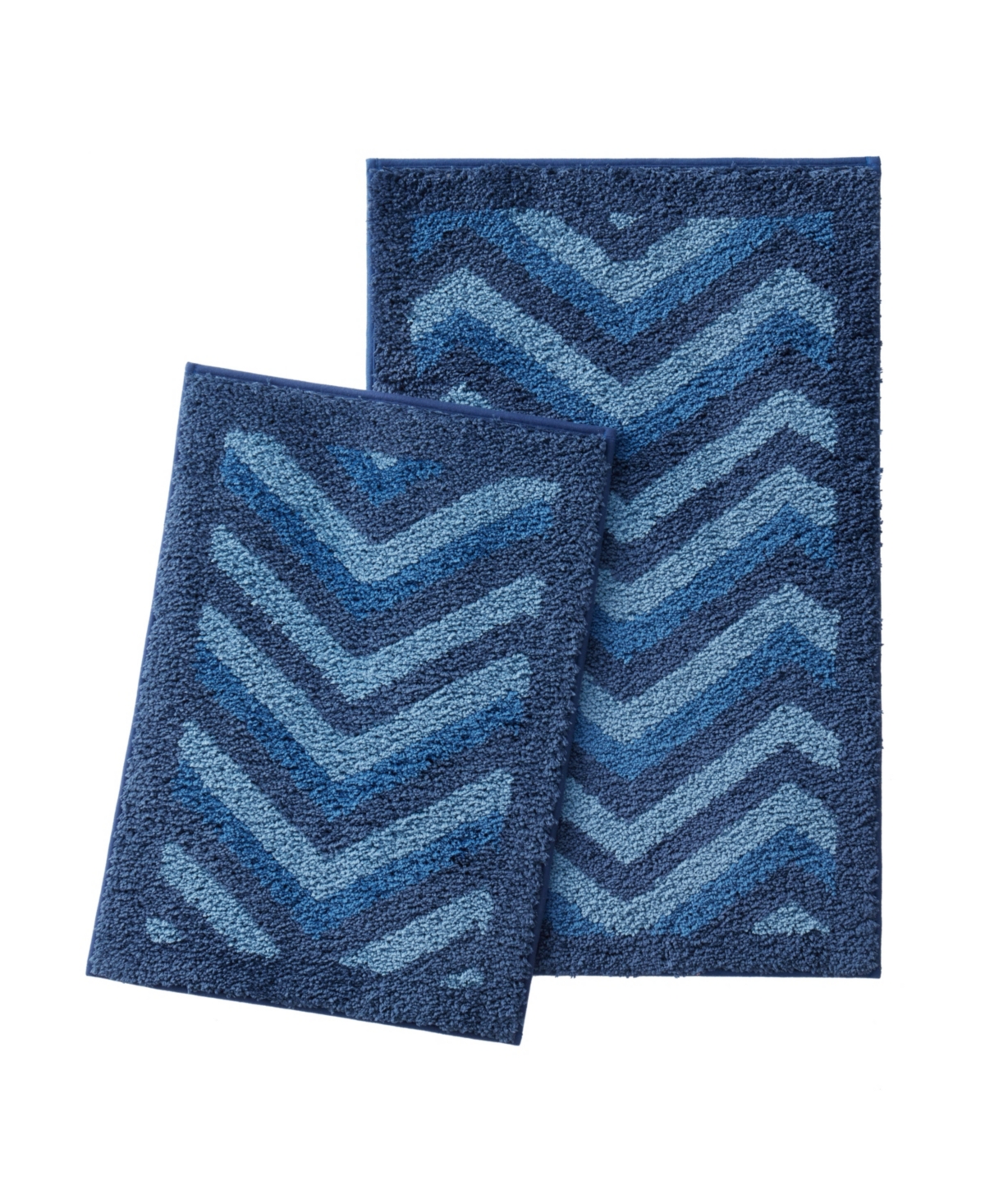 Click here for 2 Piece Ultra Soft Non Slip Shaggy Bath Rug - Chev... prices
