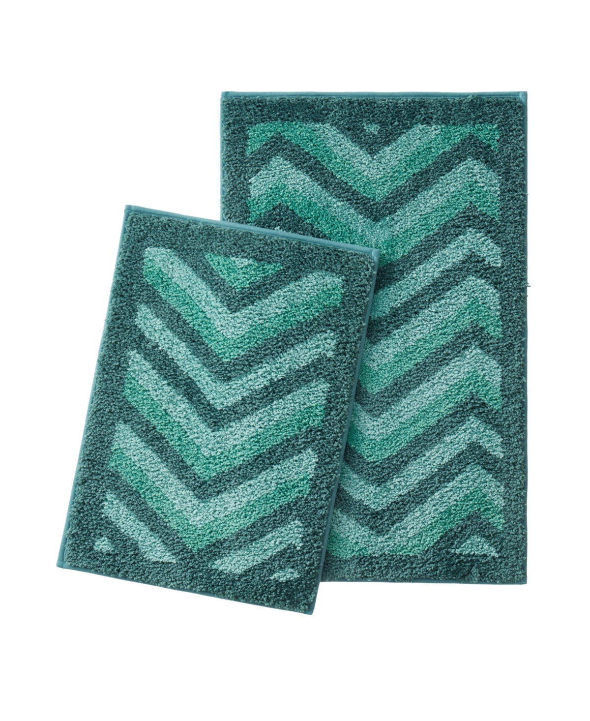 Click here for 2 Piece Ultra Soft Non Slip Shaggy Bath Rug - Chev... prices