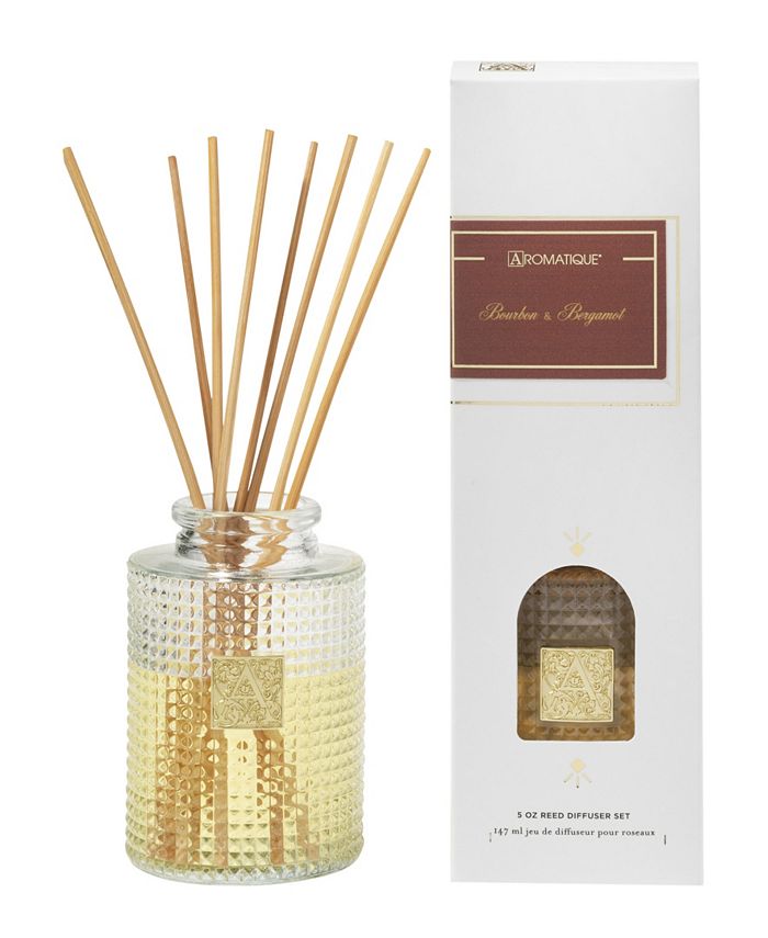 Aromatique Bourbon and Bergamot Reed Diffuser - Macy's