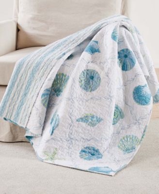 Levtex Marine Dreams Reversible Quilted Throw, 50" x 60" - Macy's