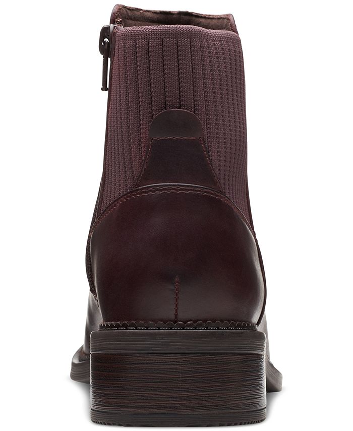 Clarks Women's Maye Palm Pull-On Chelsea Booties - Macy's