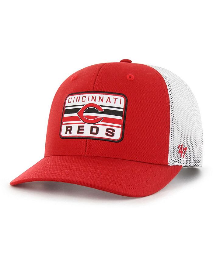 '47 Brand Men's Red Cincinnati Reds Drifter Trucker Adjustable Hat - Macy's
