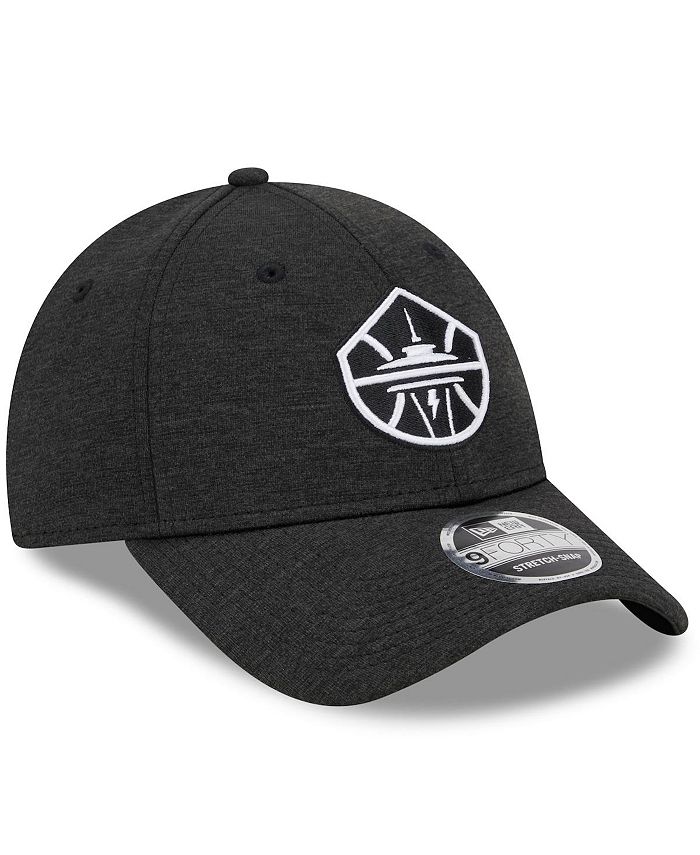 New Era Men's Black Seattle Storm Tip-Off Shadow Tech 9FORTY Adjustable ...