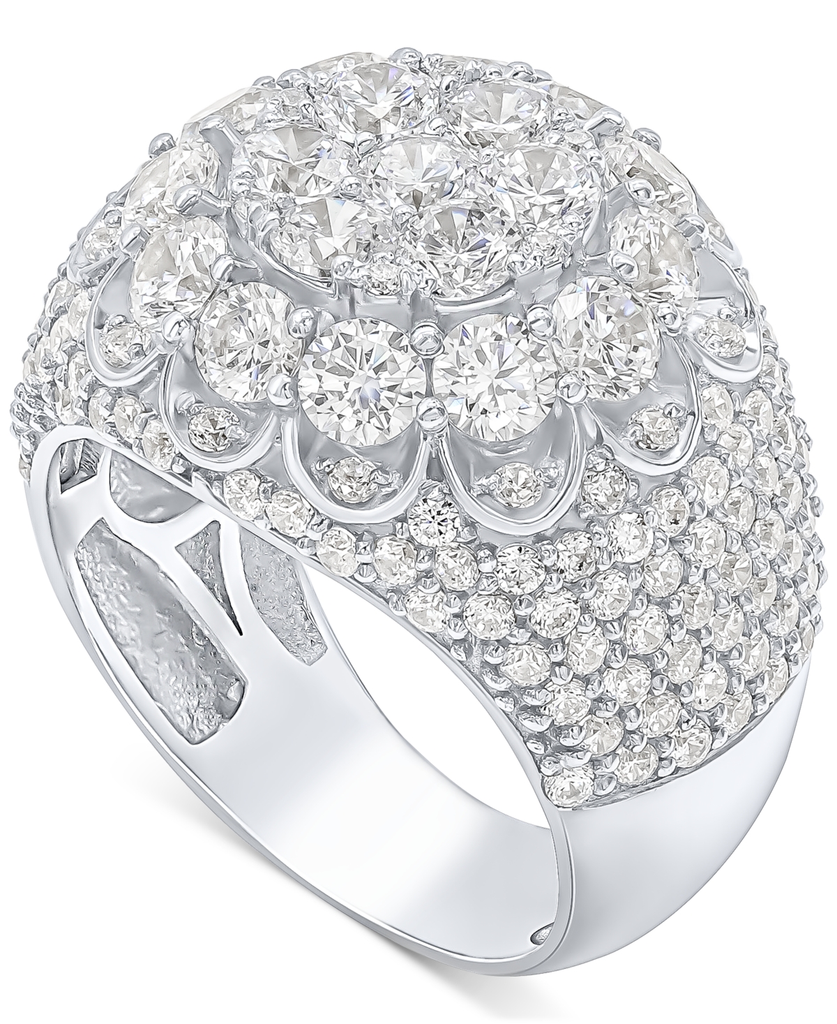 Click here for Mens Diamond Halo Cluster Ring (5 ct. t.w.) in 10k... prices