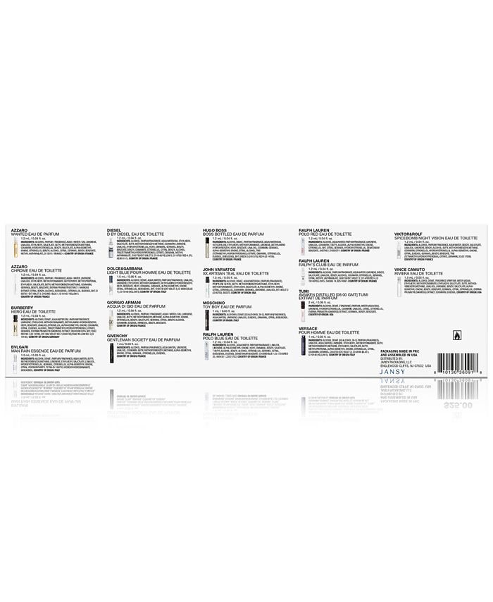 Created For Macy's 18-Pc. Macy's Favorite Scents Sampler Discovery Set ...