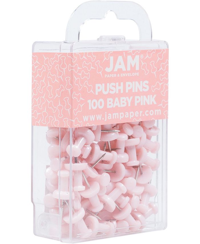 JAM Paper Colorful Push Pins - Pushpins - 100 Per Pack - Macy's