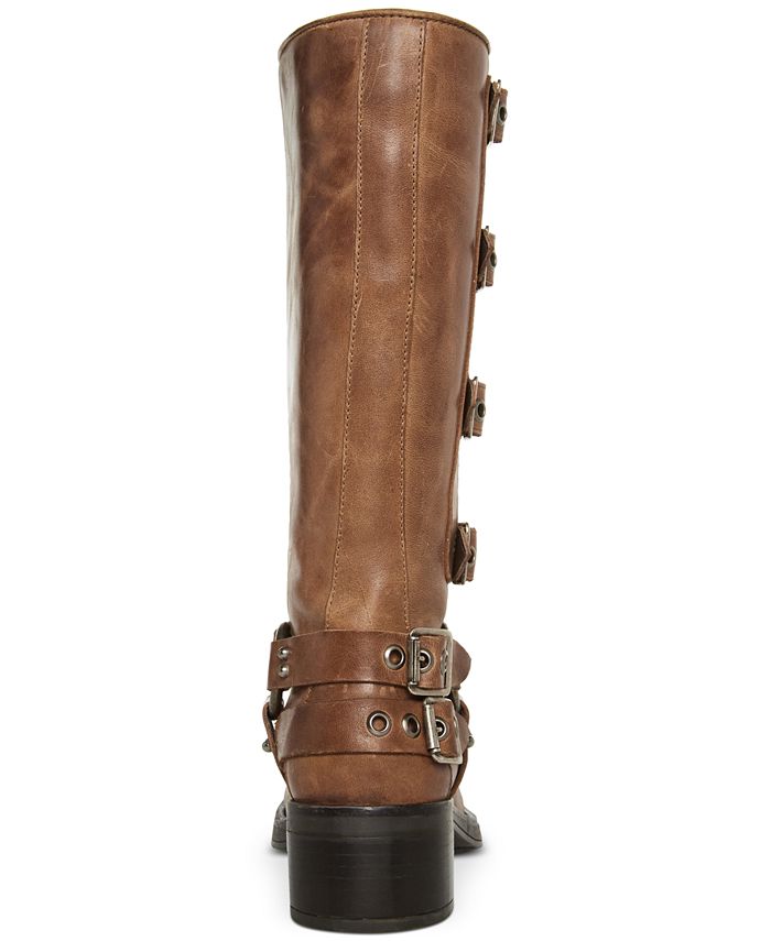 Steve Madden Women's Brocks Buckled Mid-Calf Moto Boots - Macy's