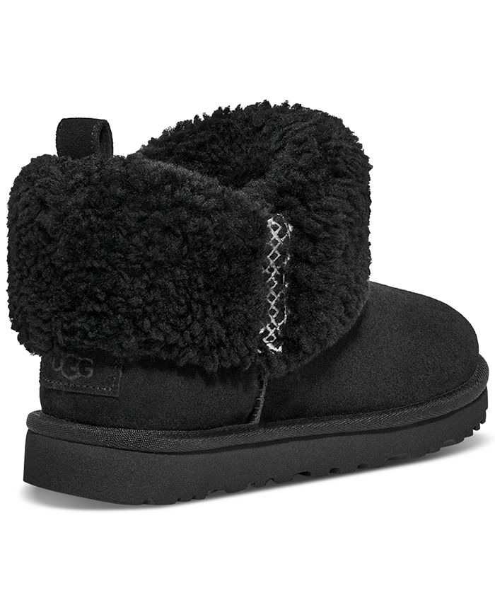 UGG® Classic Ultra Mini Braid Slip-On Booties - Macy's