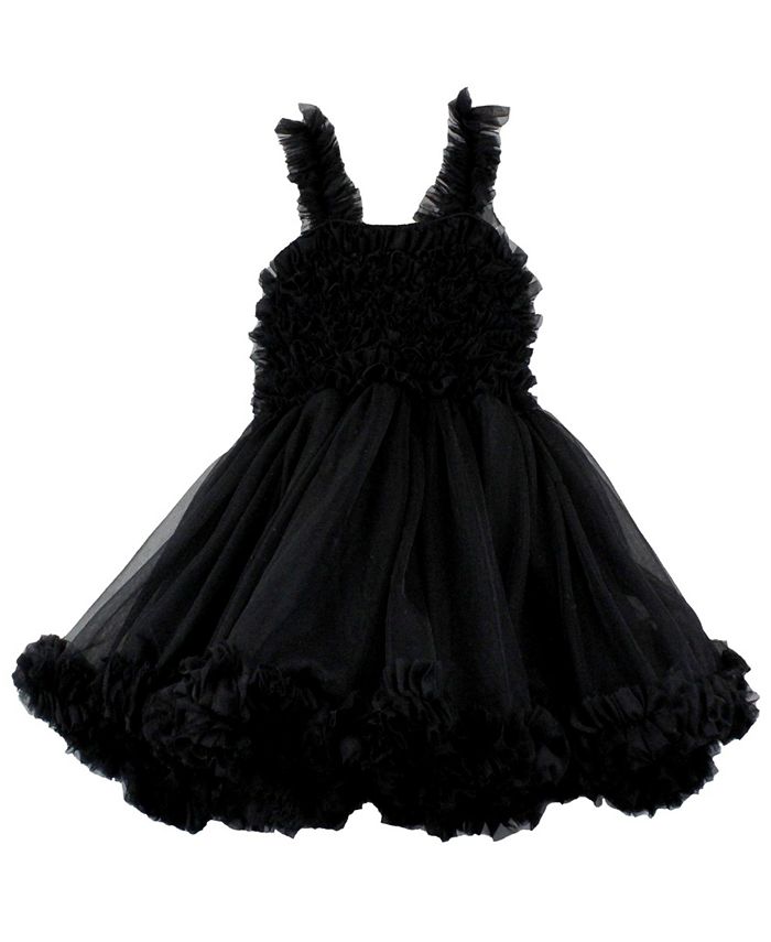 RuffleButts Baby Girls Tulle Sleeveless Princess Petti Dress - Macy's