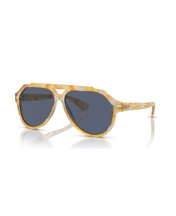 Dolce&Gabbana Men's Polarized Sunglasses, DG4452 - Macy's