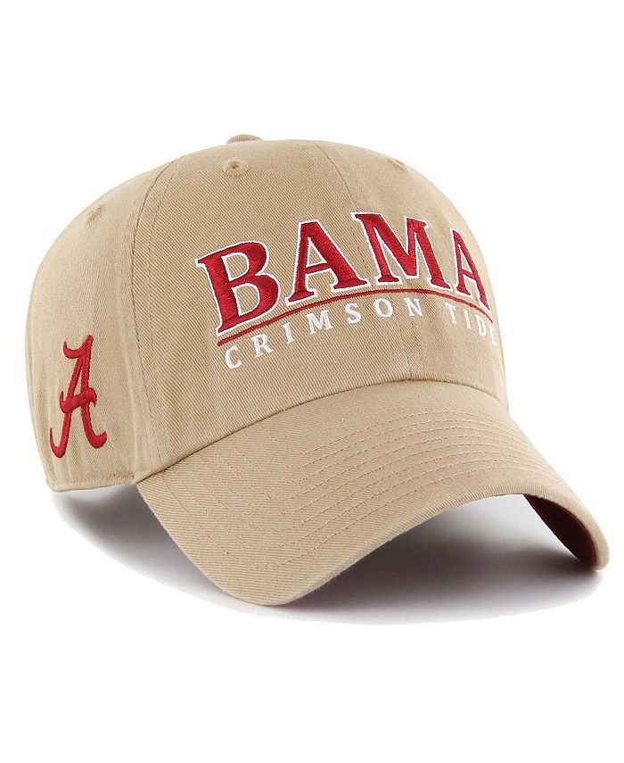 '47 Brand Men's Khaki Alabama Crimson Tide District Clean Up Adjustable ...