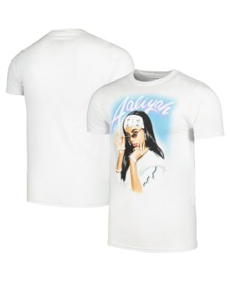 Men's White Aaliyah Graphic T-shirt - Macy's