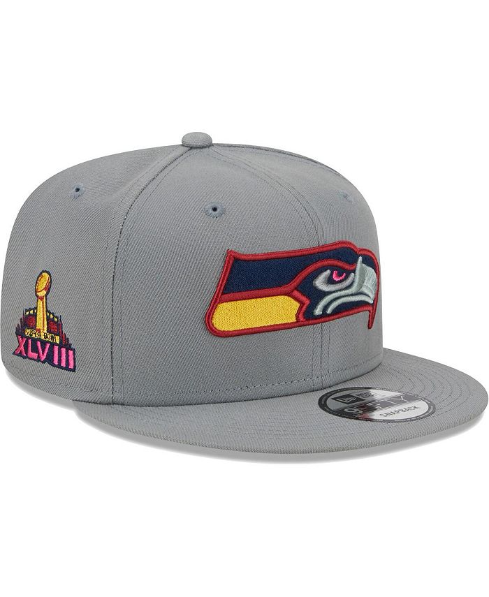 New Era Men's Gray Seattle Seahawks Color Pack Multi 9FIFTY Snapback ...