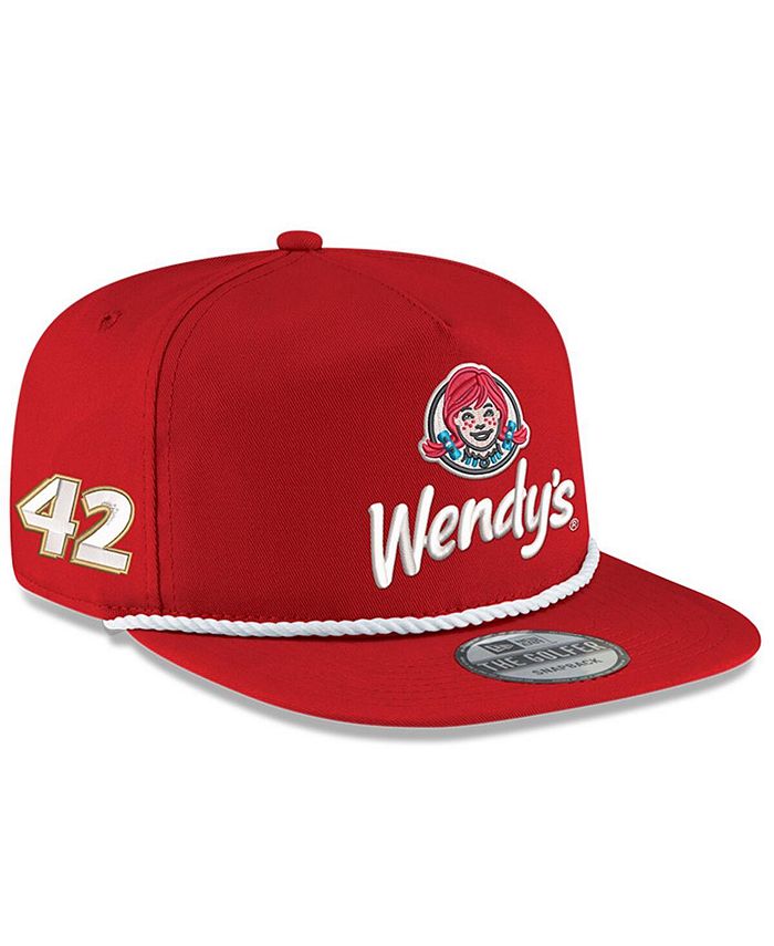 New Era Men's Scarlet Noah Gragson Wendy's Golfer Snapback Hat - Macy's