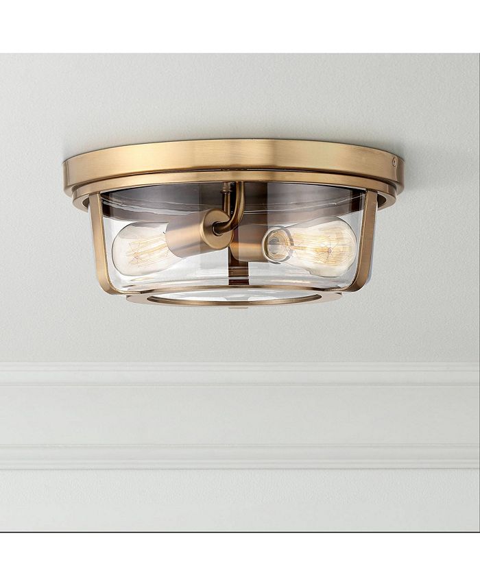 Possini Euro Design Angeline Mid Century Modern Ceiling Light Flush ...