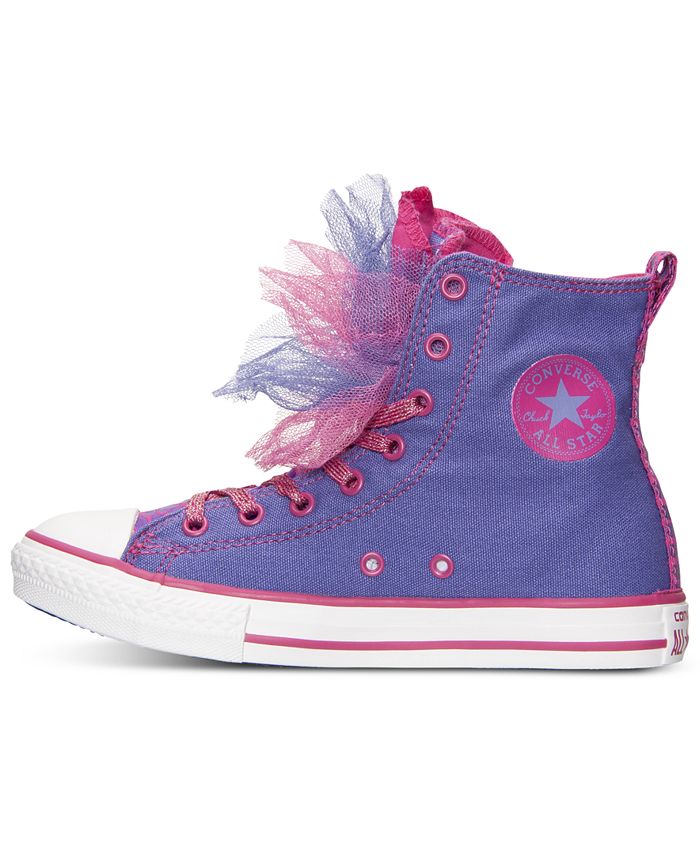 Converse Little Girls' Chuck Taylor All Star Party Hi Casual Sneakers ...