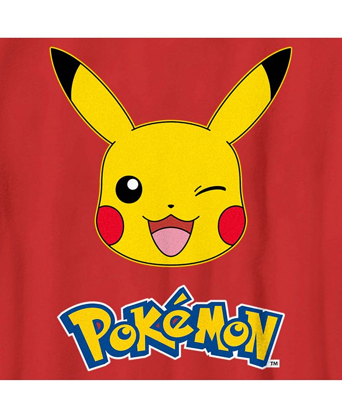 Nintendo Boy's Pokemon Logo Pikachu Wink Child T-Shirt - Macy's