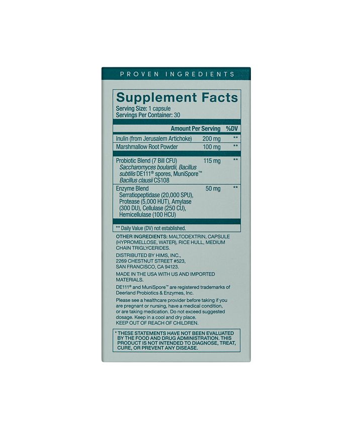 Hers Detox Gut Health Women's Probiotic Supplement - Macy's